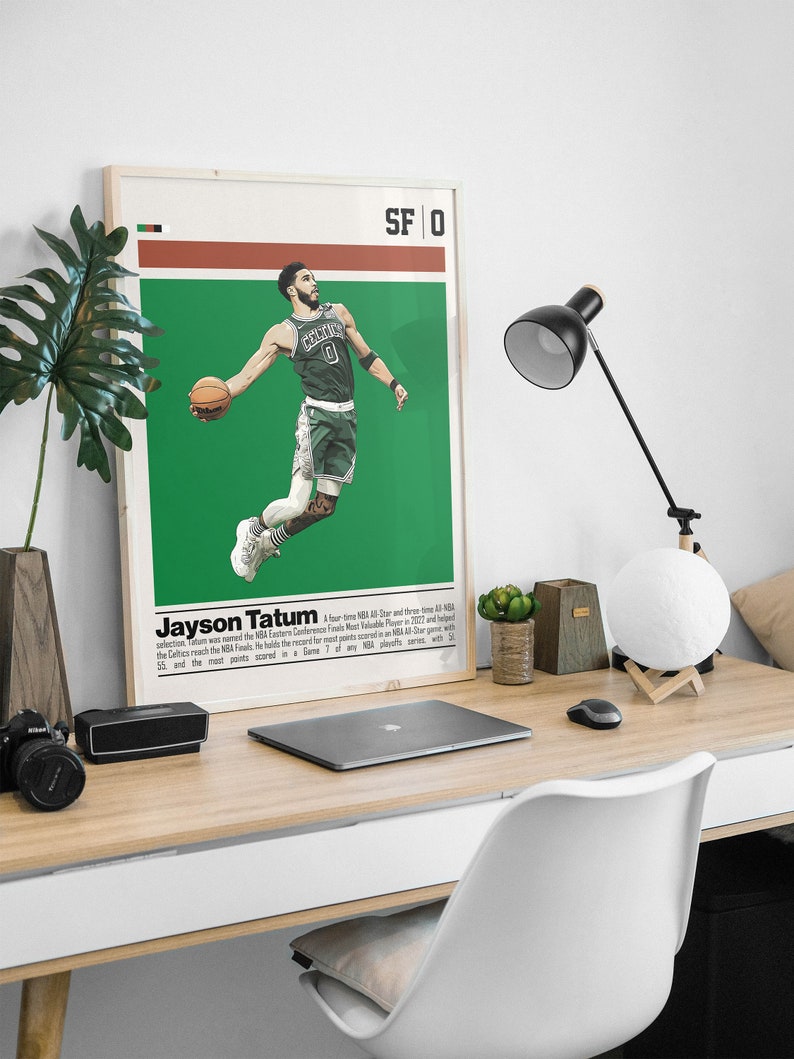Jayson Tatum Poster Digital Download Printable Wall Art for - Etsy