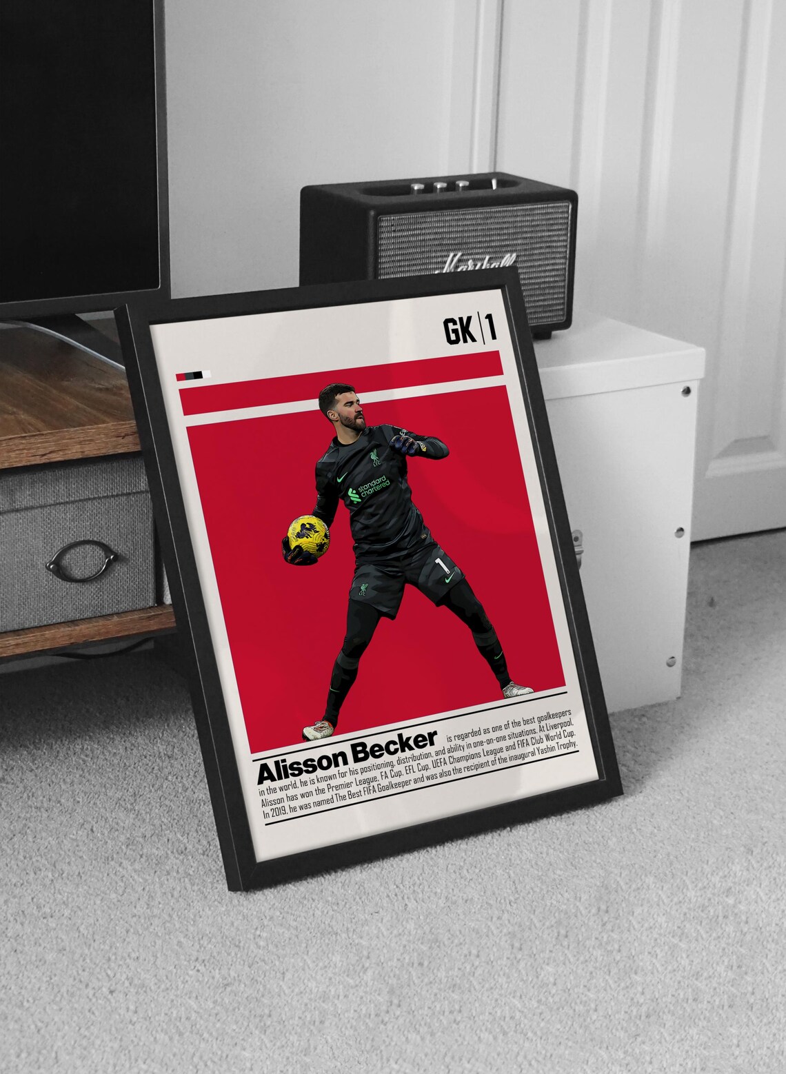 Allison Becker Digital Poster for Sports Fan Wall Art for Soccer Fans ...