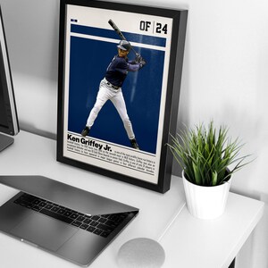 Ken Griffey Jr. Digital Poster for Sports Fan Wall Art for Baseball ...