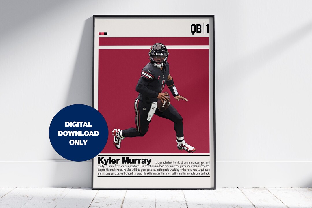 Kyler Murray Poster Digital Download | Printable Wall Art for Football ...