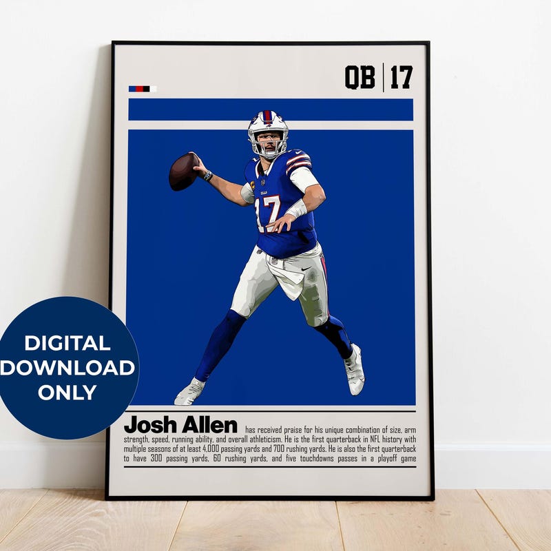 Josh Allen Shirt - Etsy