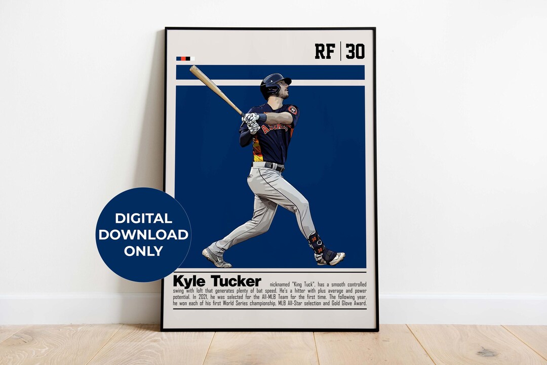 Kyle Tucker Digital Poster for Sports Fan Wall Art for Baseball Fans ...