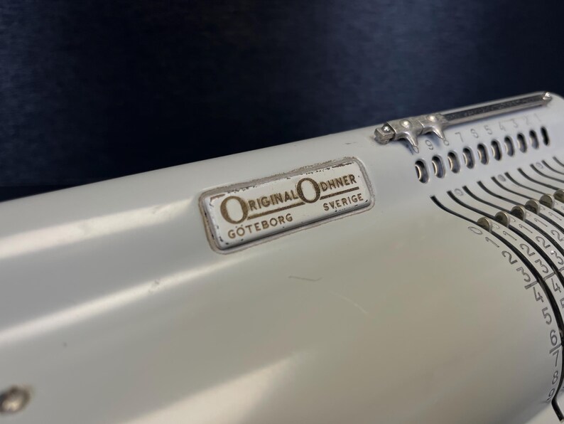 Vintage Original Odhner Model 125 Mechanical Pinwheel Calculator in ...