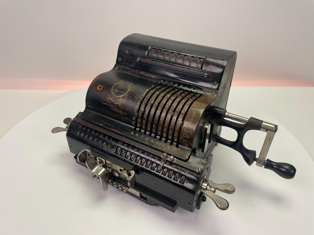 Brunsviga System Trinks Calculator Black, Pinwheel Calculator – Ca ...