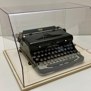 Vintage-era Inspired Transparent Typewriter Cover Dust Protection Cover ...