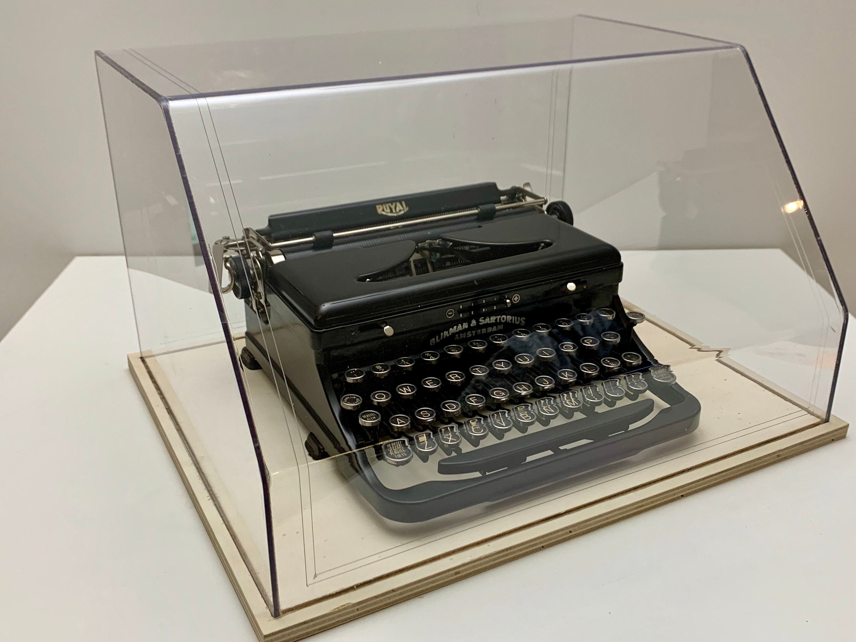 Vintage-era Inspired Transparent Typewriter Cover Dust Protection With ...