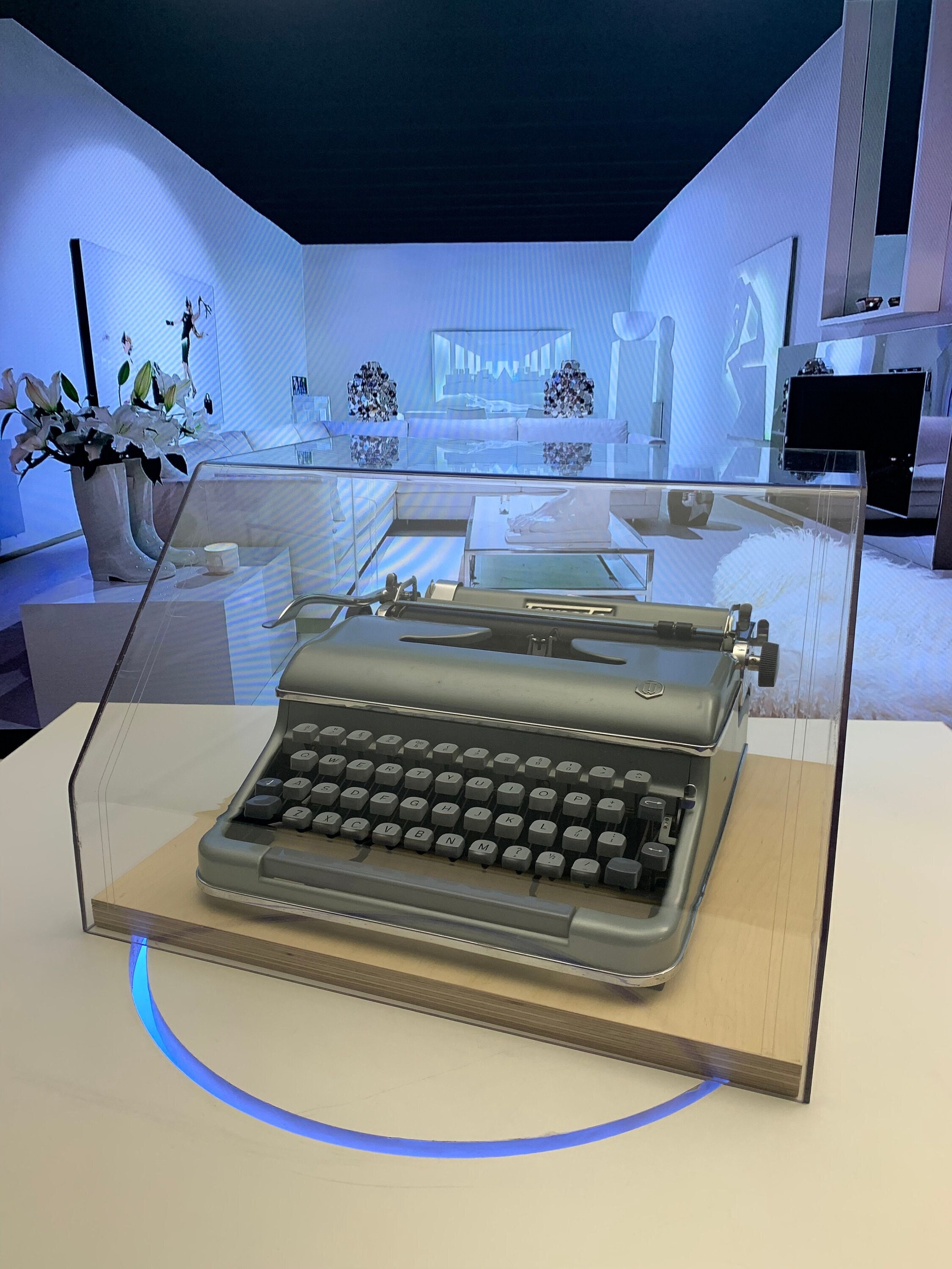 Vintage-era Inspired Transparent Typewriter Cover Dust Protection With ...