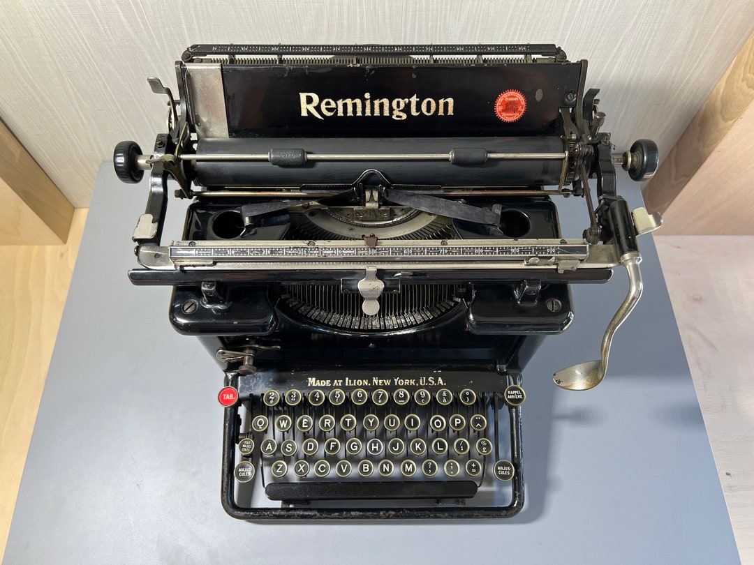 Rare Remington Typewriter 12 Standard 1929 - Etsy