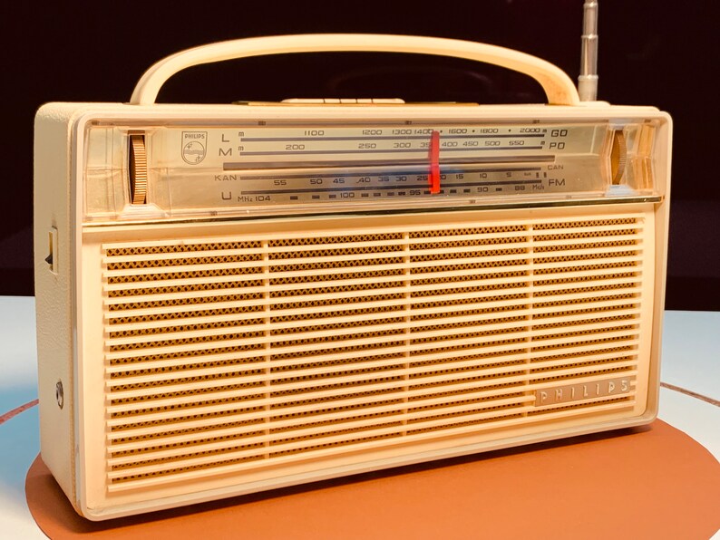 Vintage 1963 Philips Radio A Retro Icon in Pristine Condition. Model ...