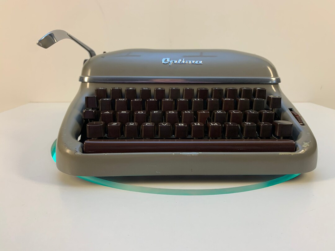 Vintage Optima Elite 3 Typewriter, German Quality Typing Machine ...