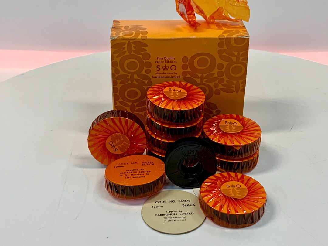 70's Imperial Vintage Typewriter Accessories, NOS Typewriter Ribbon ...