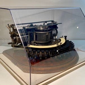 Vintage-era Inspired Transparent Typewriter Cover Dust Protection Cover ...