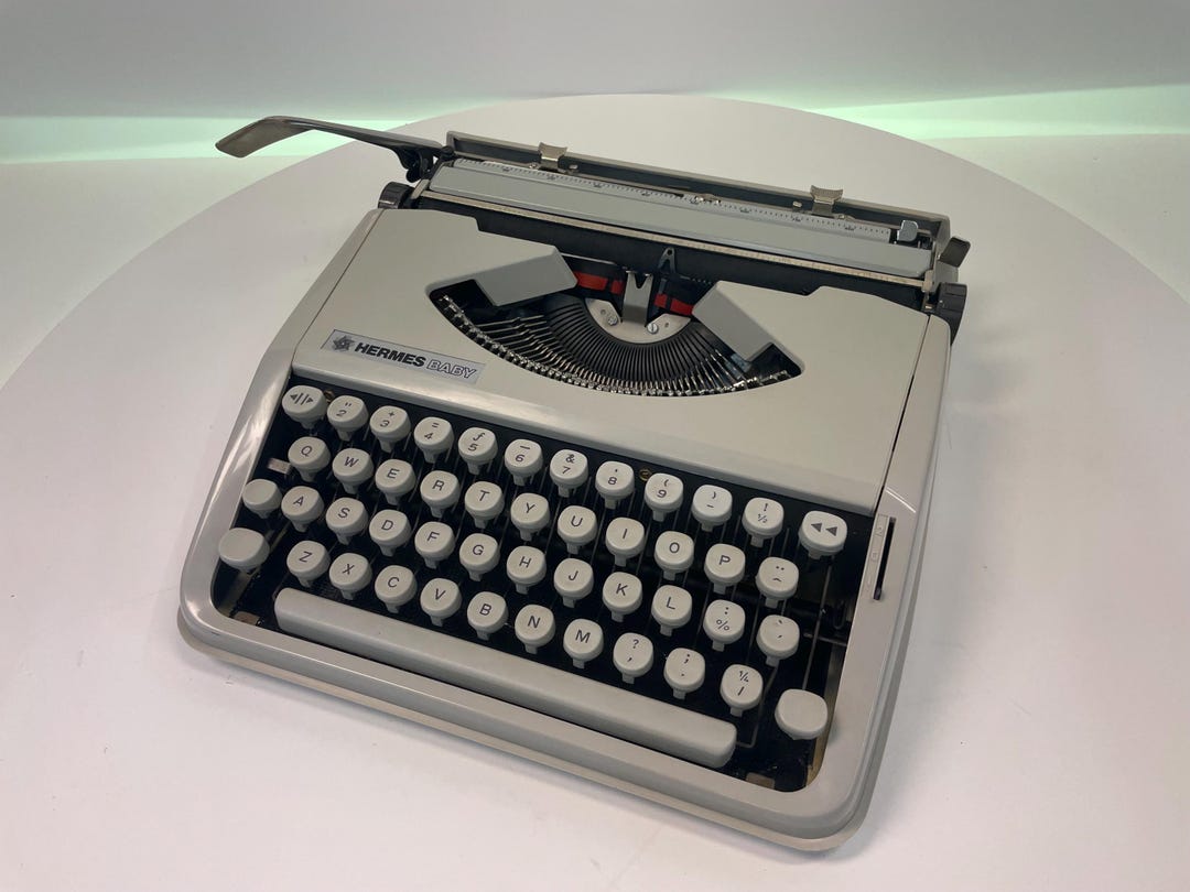 Vintage Hermes Baby Portable Typewriter 1977, Swiss Quality Fully ...