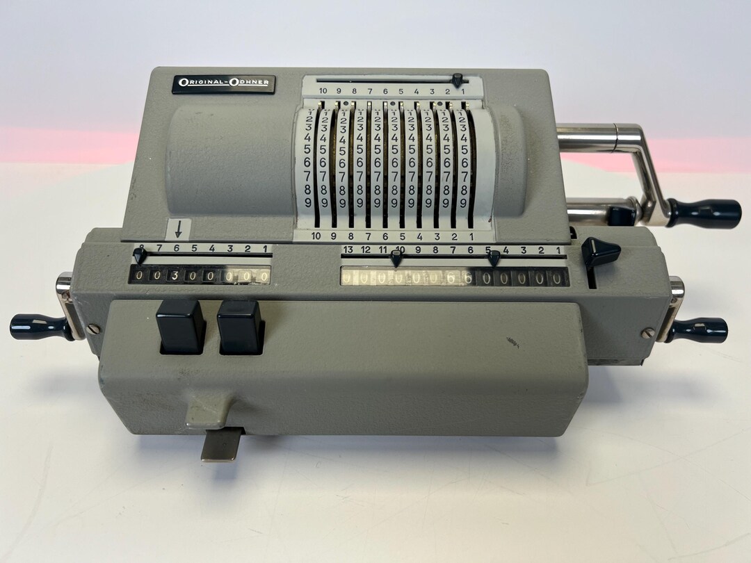 Vintage Original Odhner Calculator Made in Sweden (ca. 1950) – Four ...