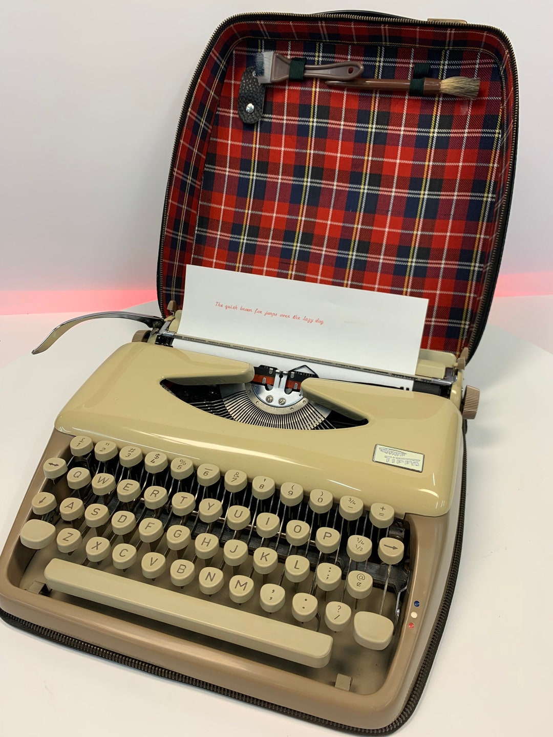 Vintage 1964 Triumph Tippa Typewriter With Rare Cursive Font - Etsy