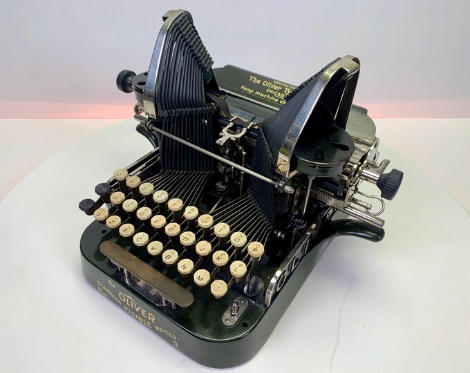 Oliver Standard Visible Typewriter Model 3 – 1902 – Serial No. 109332 ...
