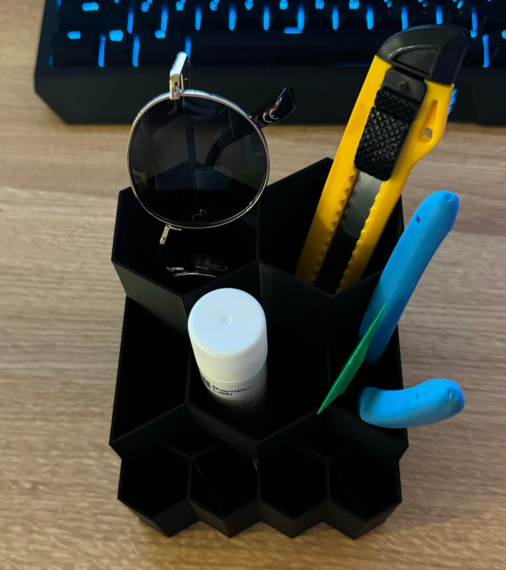 Honeycomb Desk Organiser Pen Holder Desk Organiser - Etsy