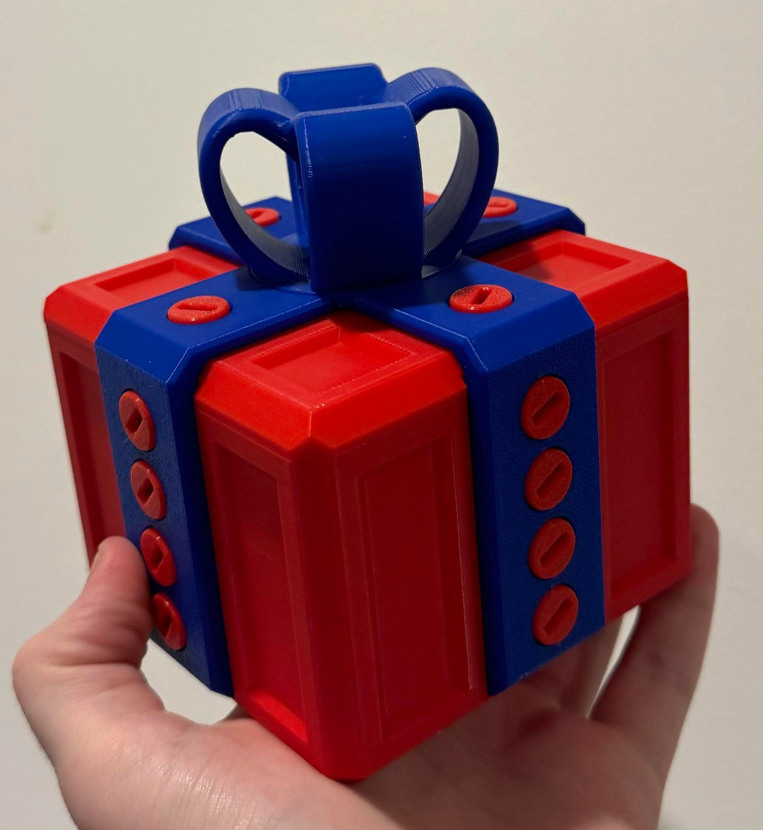 3D Printed Annoying Gift Box: Multi-color Gag Present - Etsy