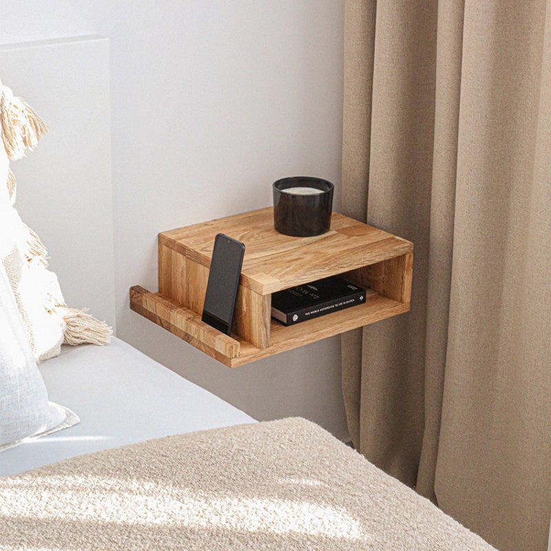 Floating Bedside Table - Etsy
