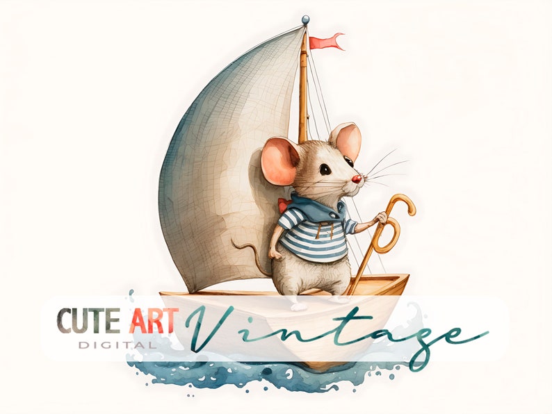 Cute Watercolor Mice, Cute Watercolor Mouse, Drawings to Decorate, Mice ...