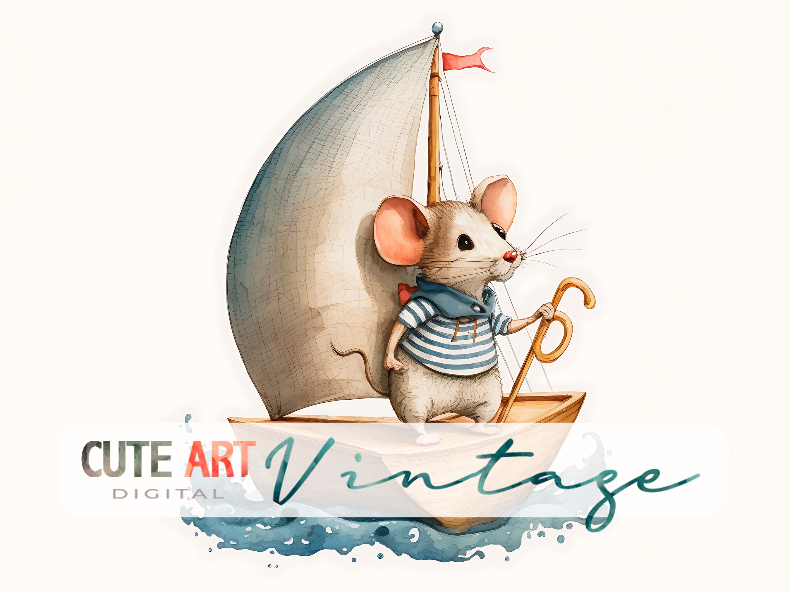 Cute Watercolor Mice, Cute Watercolor Mouse, Drawings to Decorate, Mice ...