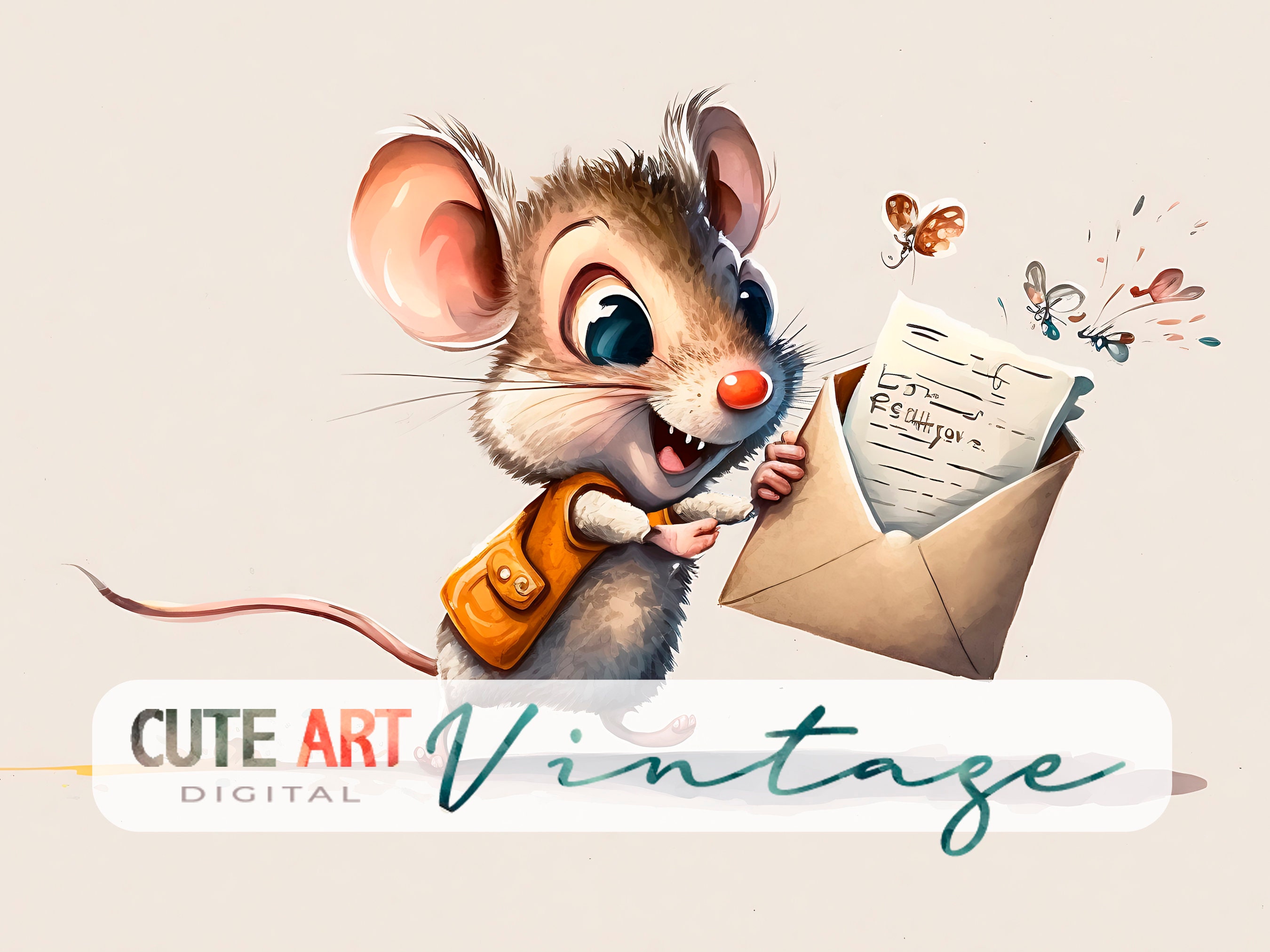 Cute Watercolor Mice, Cute Watercolor Mouse, Drawings to Decorate, Mice ...