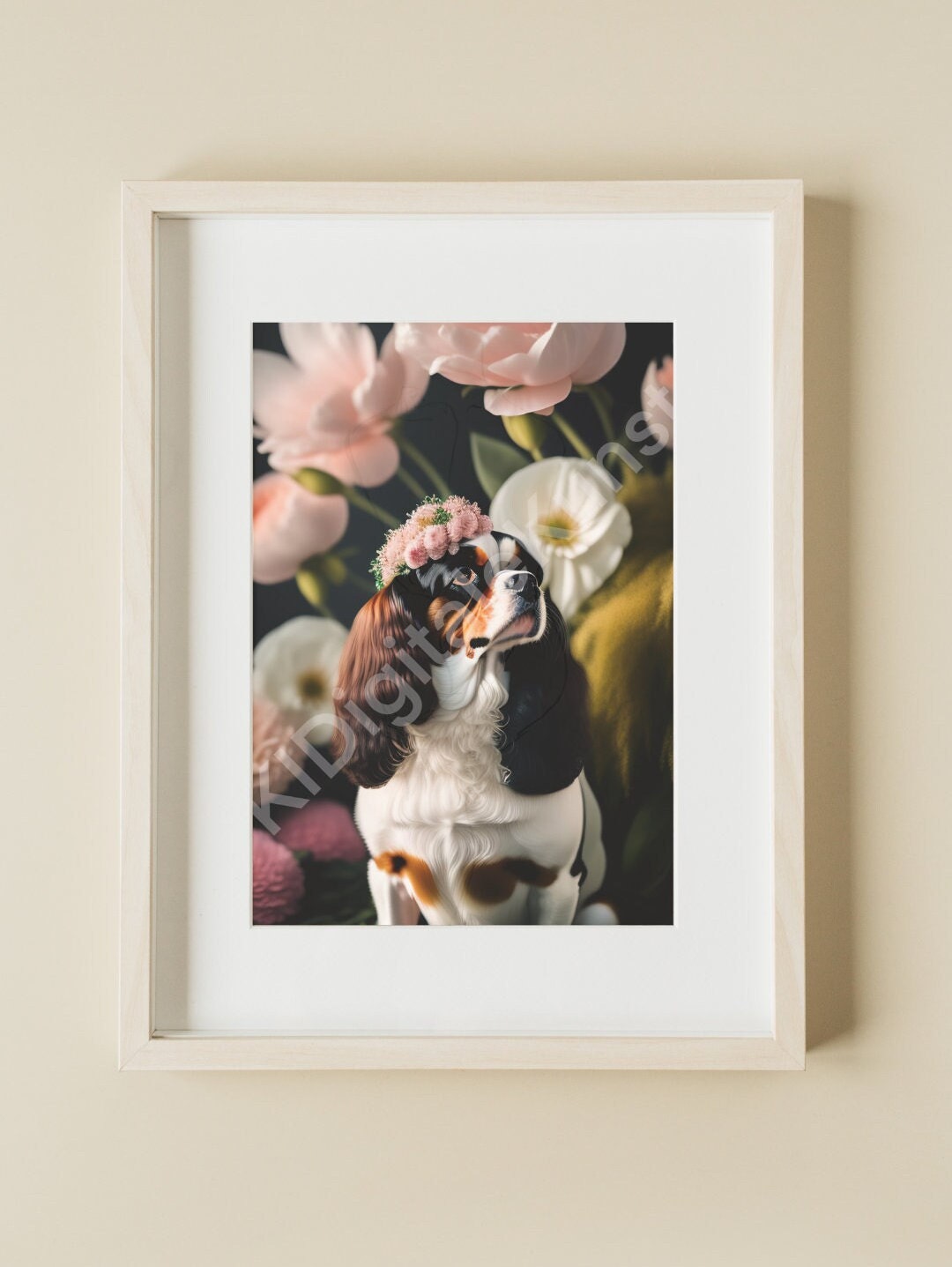 AI Digital Art, Digital Product, Printable Wall Art, Fantasy Dog ...