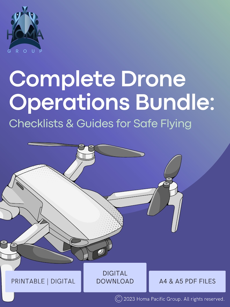 Complete Drone Operations Bundle: Checklists & Guides for Safe Flying ...