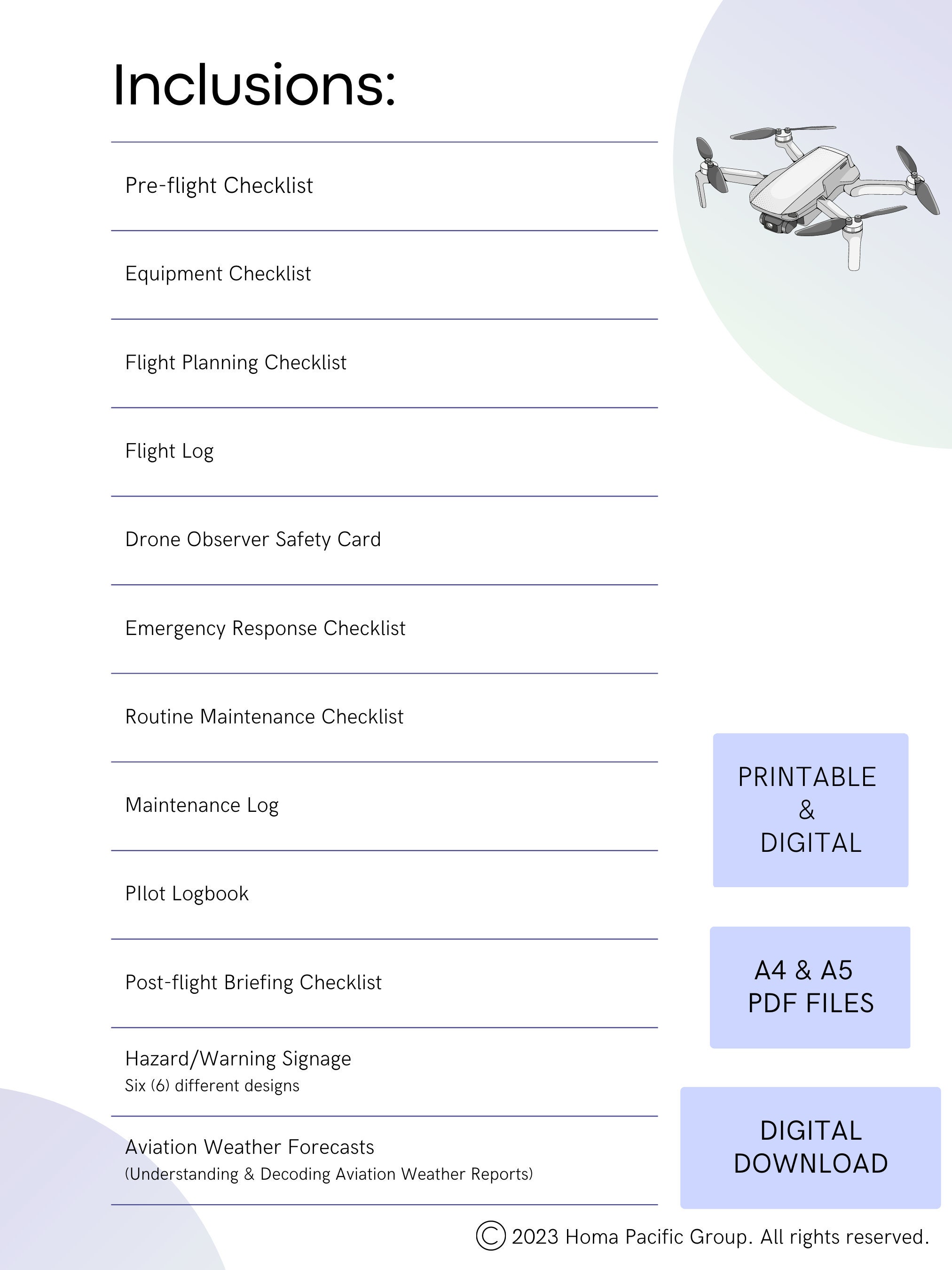 Complete Drone Operations Bundle: Checklists & Guides for Safe Flying ...