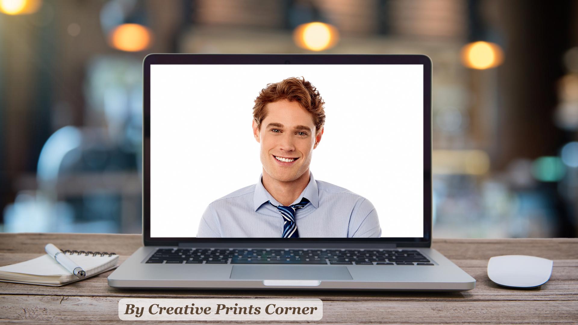 Solid White Virtual Background | Perfect for Interviews & Meetings - Etsy