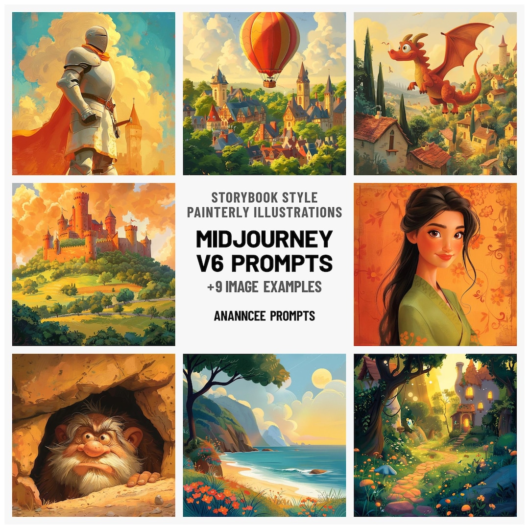 Midjourney Prompt Storybook Style Painterly Illustration Midjourney ...