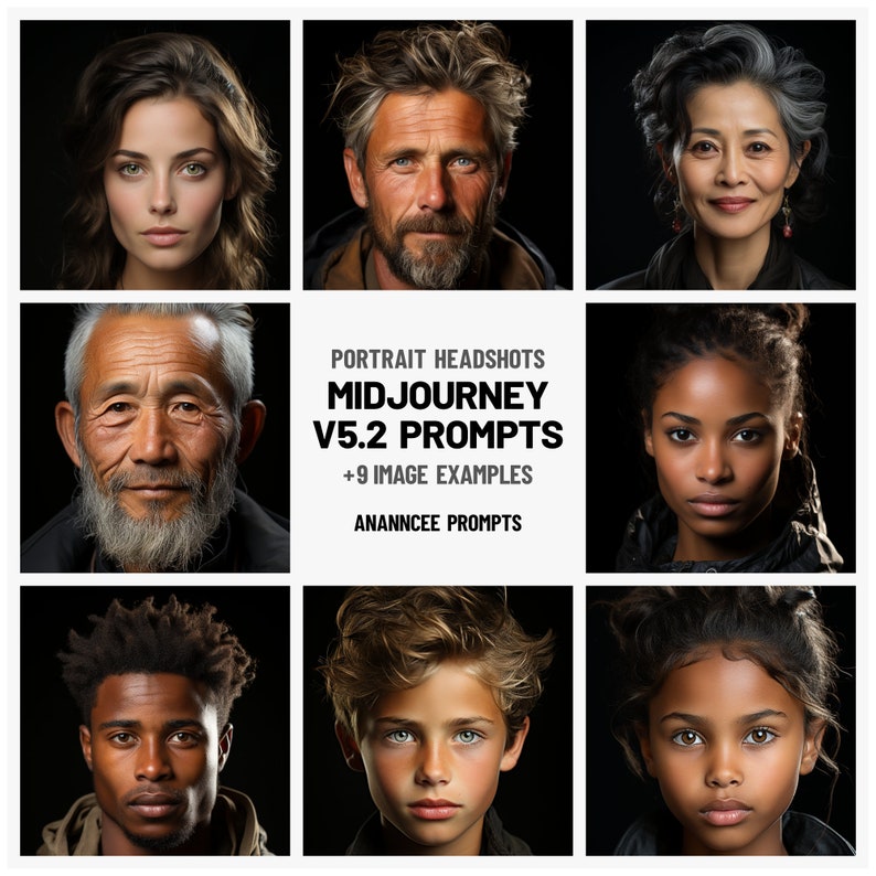 Midjourney Prompt | Realistic Portrait Photography Headshots ...
