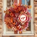 24” Virginia Tech Hokie Wreath | Front Door | Every Day Wreath - Etsy