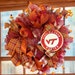 24” Virginia Tech Hokie Wreath | Front Door | Every Day Wreath - Etsy