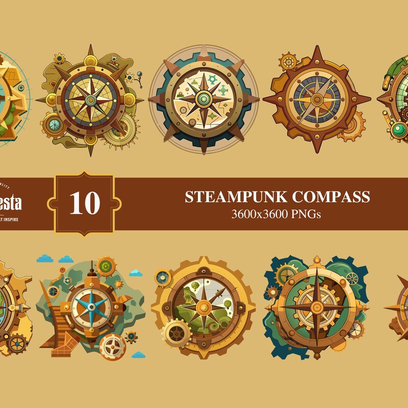 Steampunk Compass - Etsy
