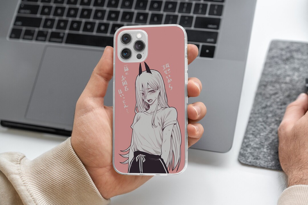 Art Chainsawman Power Anime Girl Soft Case for iPhone 14 Plus,14 Pro ...