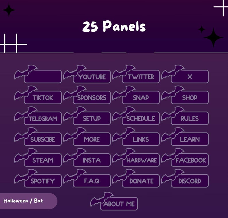Animated Bat-themed Twitch Overlay – Professional Streamer Pack - Etsy ...