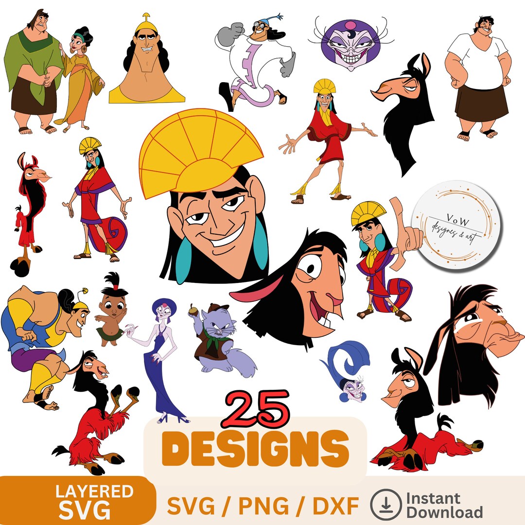 The Emperor's New Groove, New Groove SVG, Pacha Svg, Pick Poison Svg ...