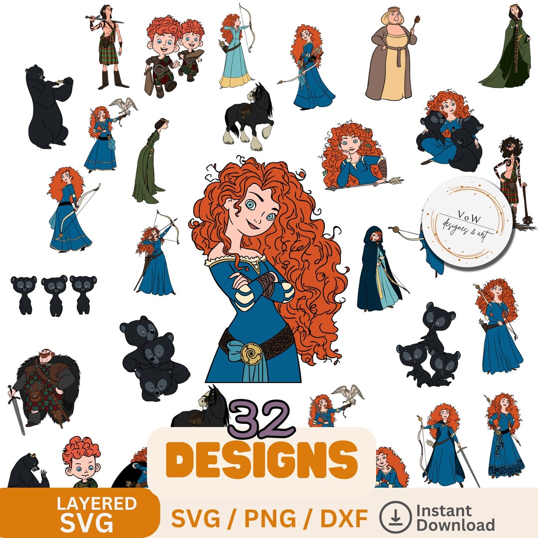 Brave Svg, Brave Bundle SVG for Cricut, Brave Layered Svg, Brave ...