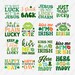 Groovy St. Patrick's Day Quotes St Patricks SVG Retro Spring Clipart ...
