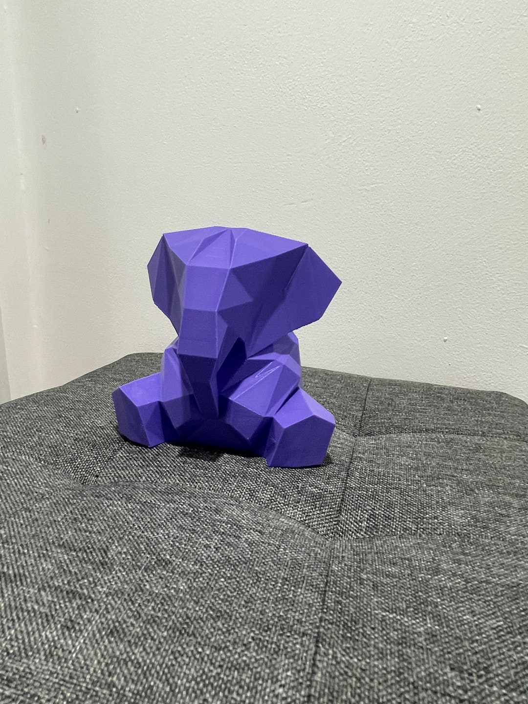 Low Poly Elephant 3d Print - Etsy