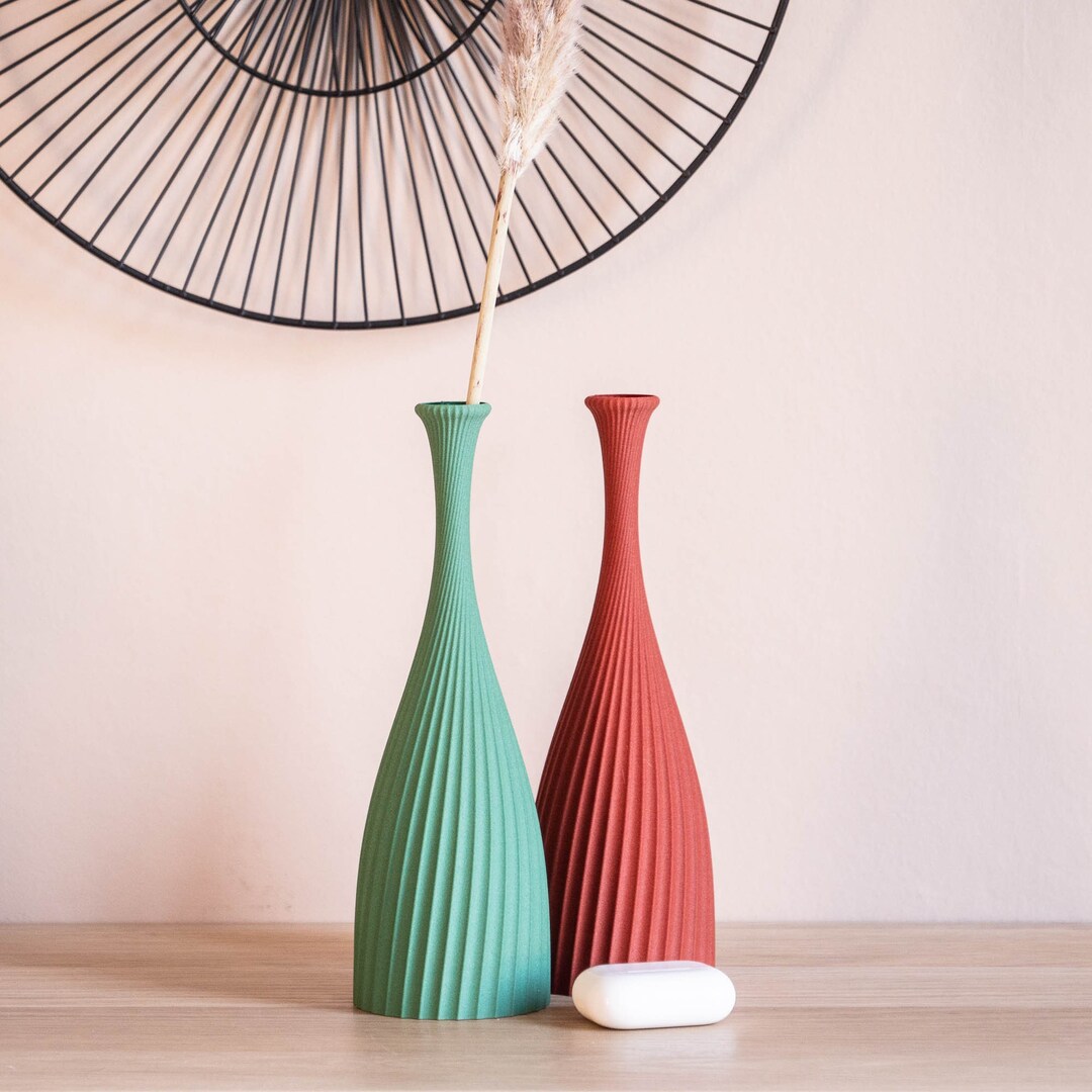 CODALI Dried Flower Vase, Decorative Flower Vase, Nordic Minimalist ...