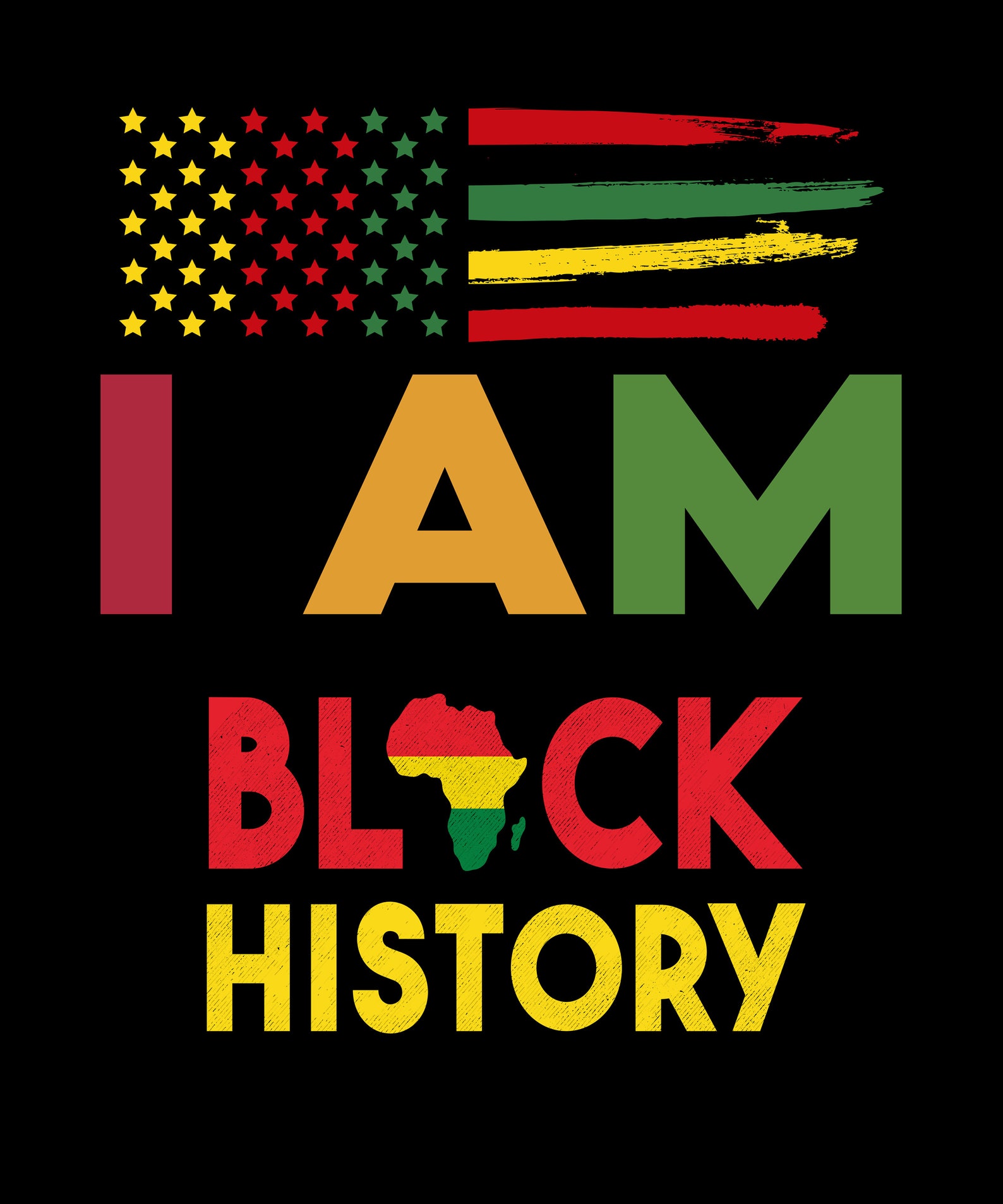 I Am Black History PNG AVG , Black History Month Svg Png, Black Women ...