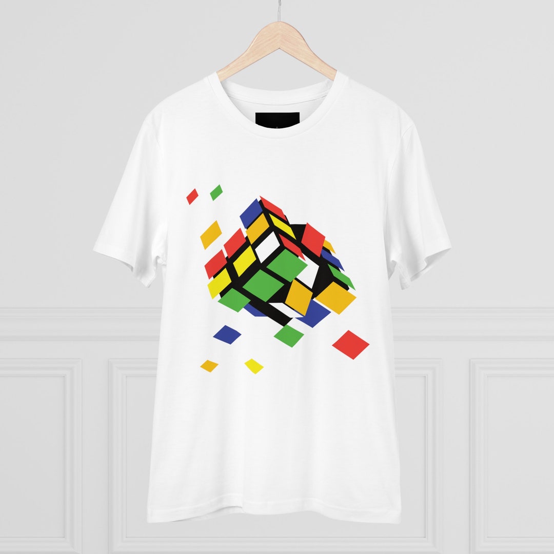 Rubik's Cube T-shirt - Etsy