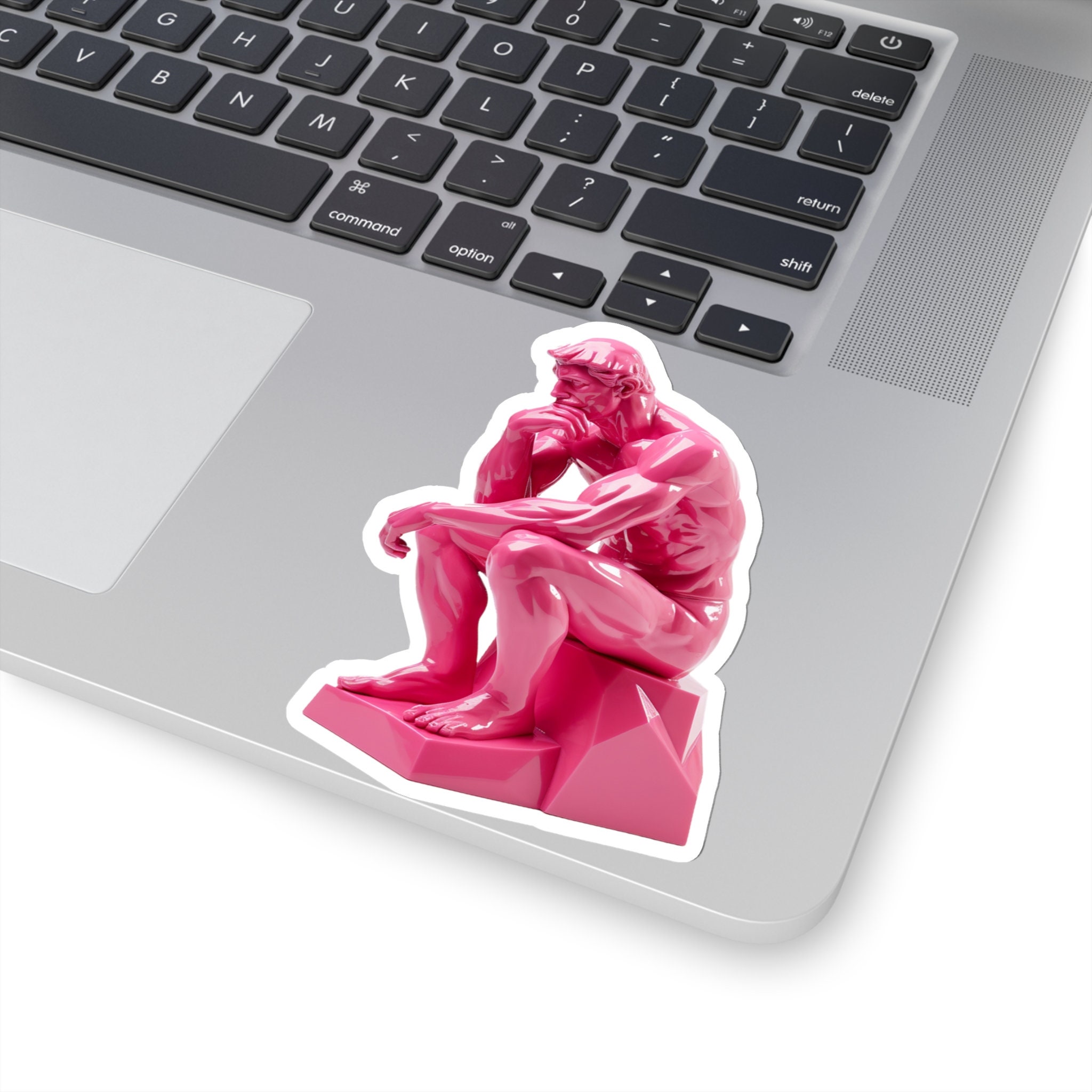 Pink Thinker Rodin's the Thinker Statue Art Icon Kiss-cut Stickers - Etsy