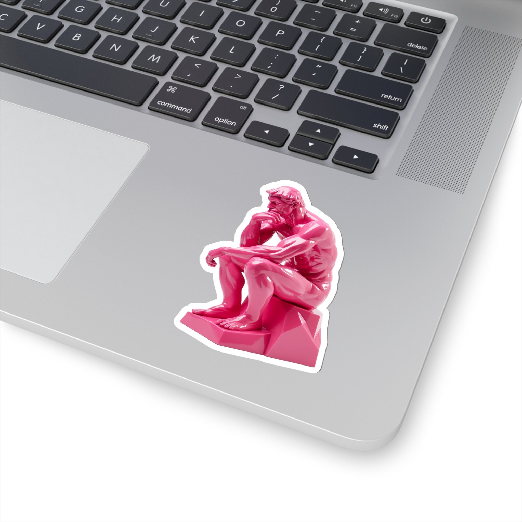 Pink Thinker Rodin's the Thinker Statue Art Icon Kiss-cut Stickers - Etsy