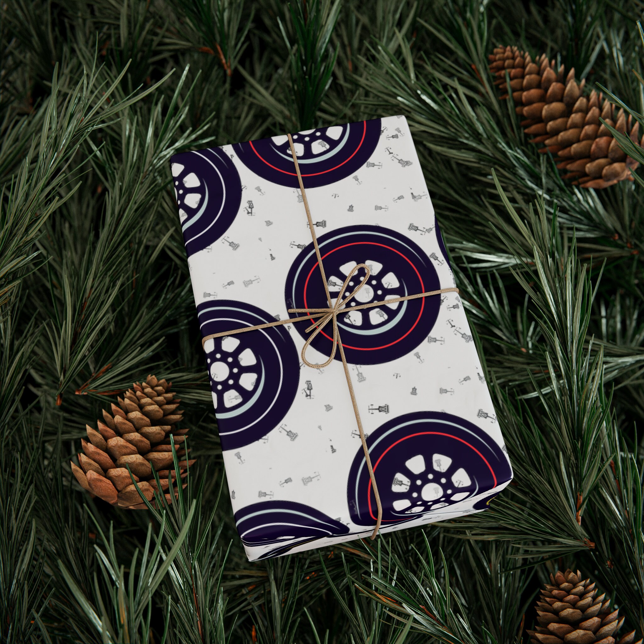 Formula 1 Tire Gift Wrapping Paper: Motorsport Fan Holiday Wrap - Etsy