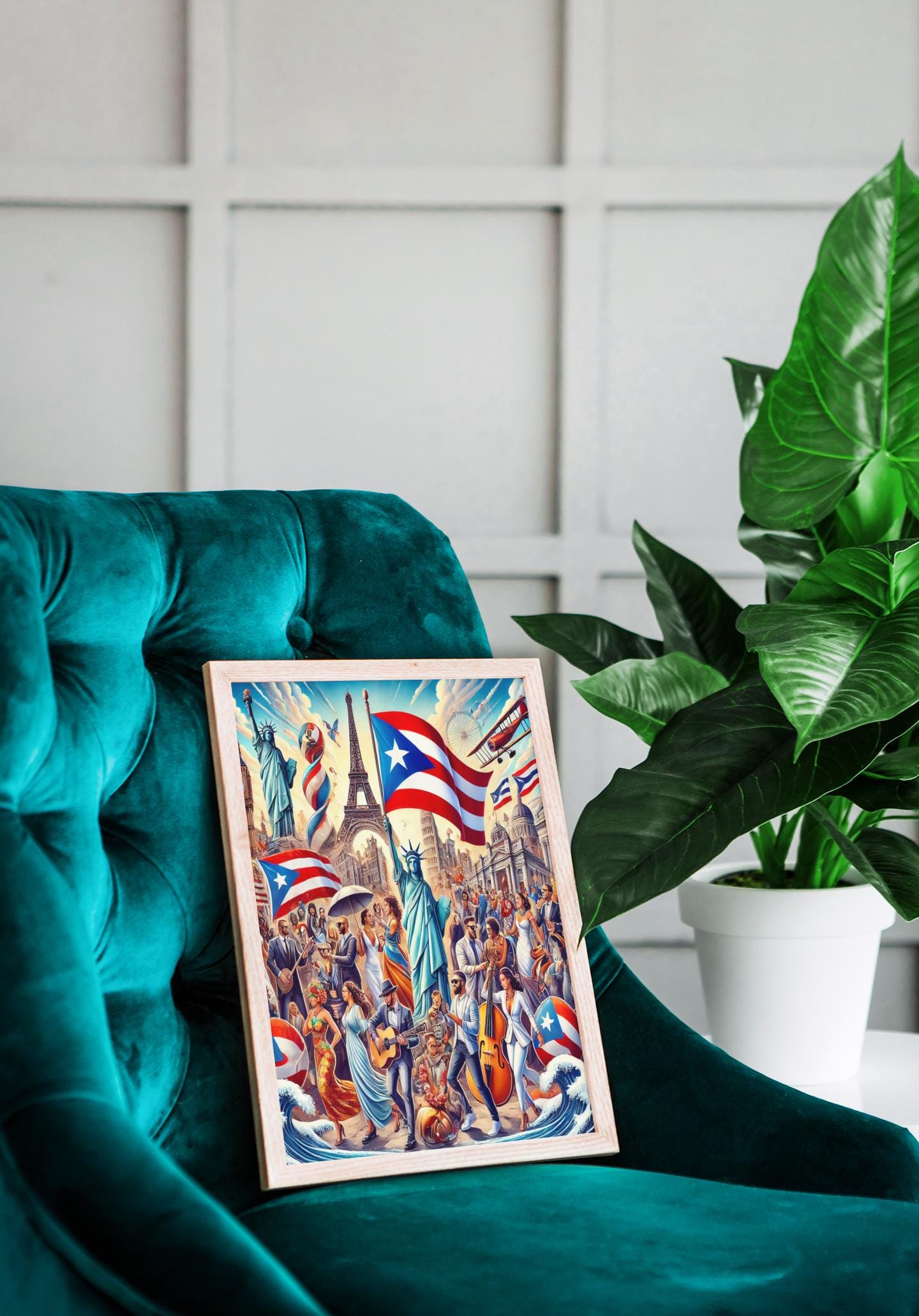 Puerto Rican Diaspora Pride Digital Print, Puerto Rico Wall Art ...
