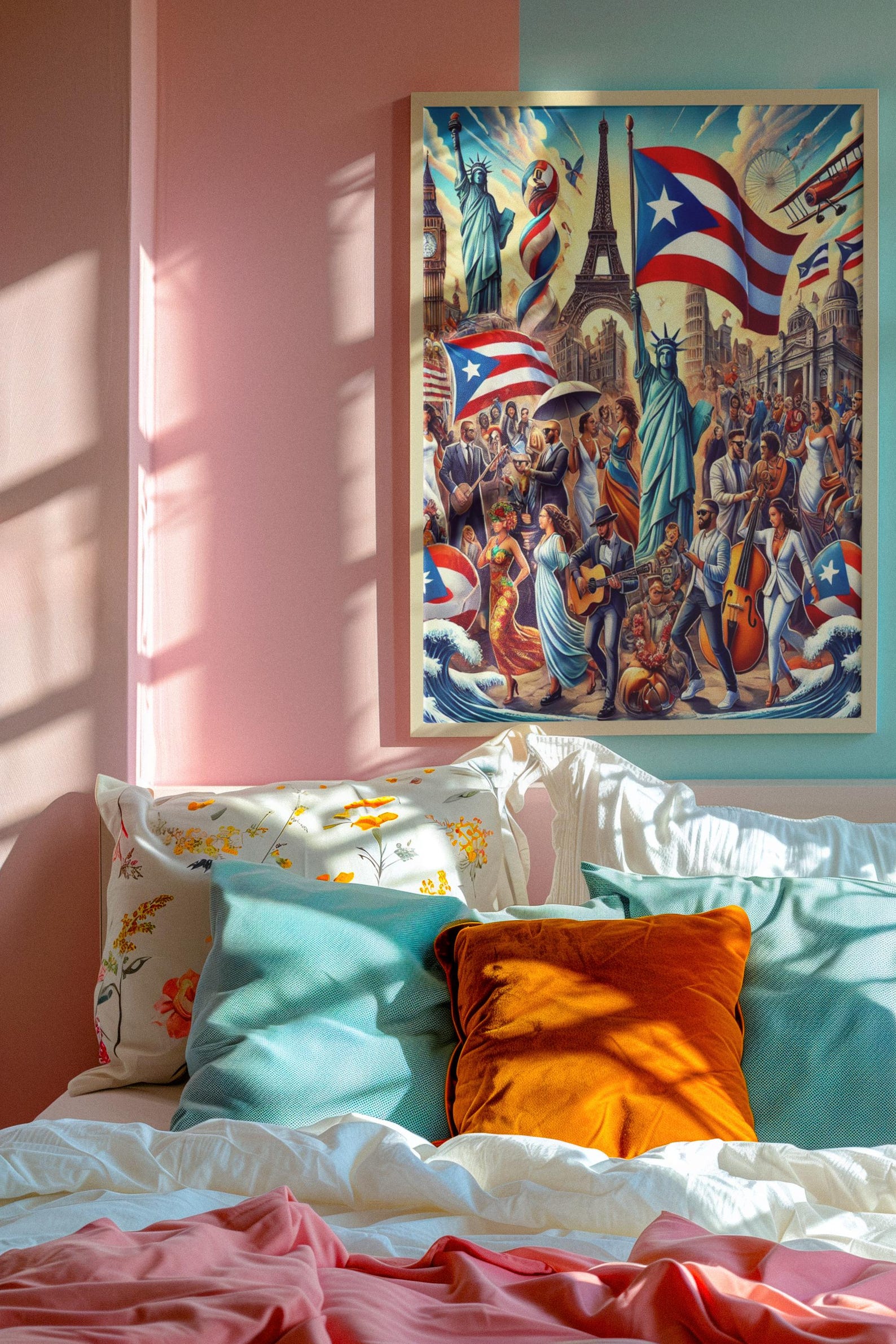 Puerto Rican Diaspora Pride Digital Print, Puerto Rico Wall Art ...
