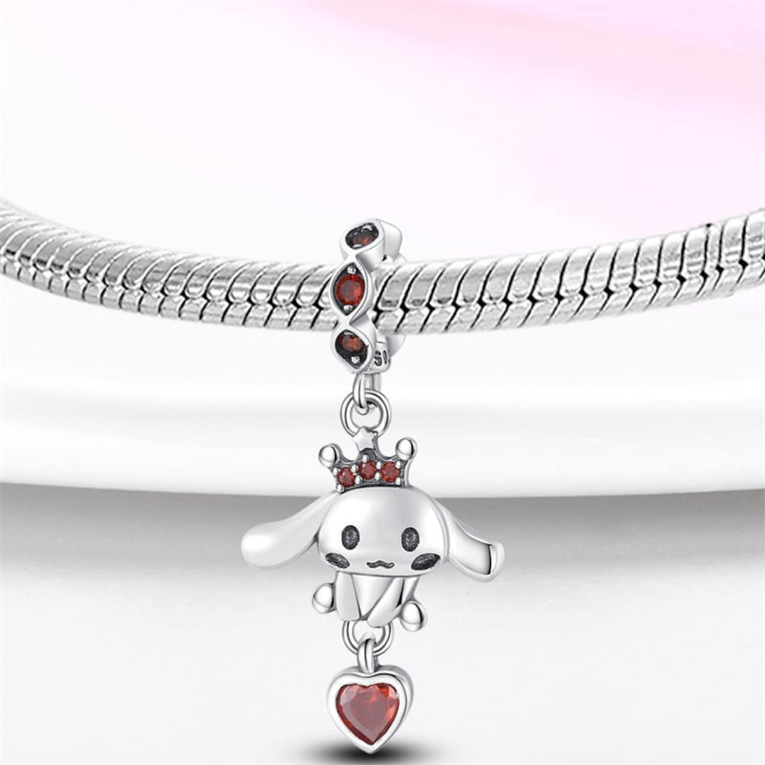 Maverick Lamb Sheep Heart Charm Crown Charm Bracelet - Etsy